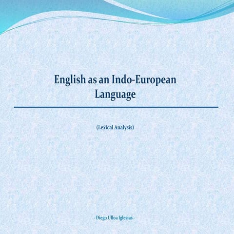 English as an indo european language | PPTX