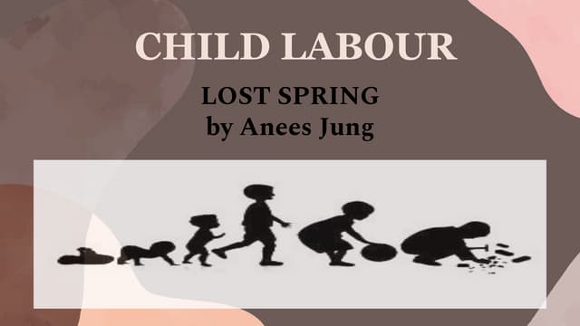 The Lost Spring English Class 12 | PPTX