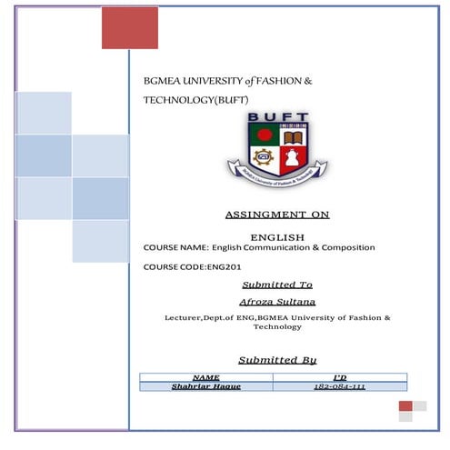 English assignment | PDF | Free Download