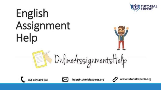 English Assignment Help | PPT