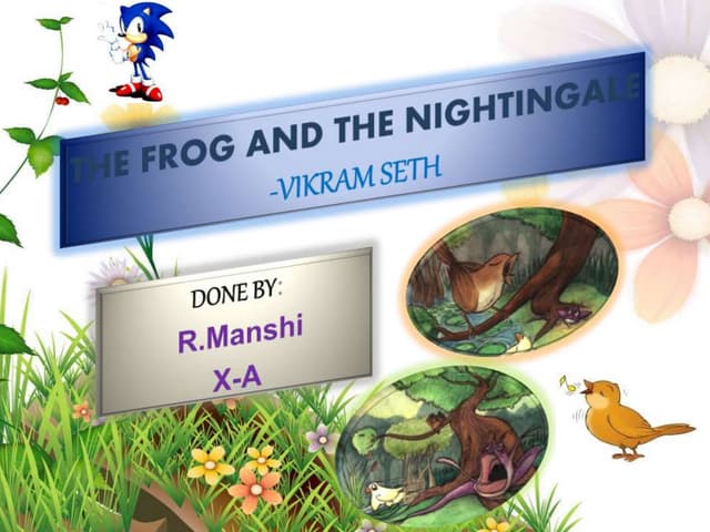 The Frog and the Nightingale by Vikram Seth | PPSX