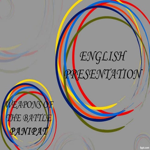 English [weapons] | PPT