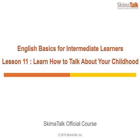English basics for intermediate learners lesson 15 | PDF