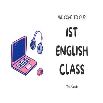 English Class - First class presentation | PDF