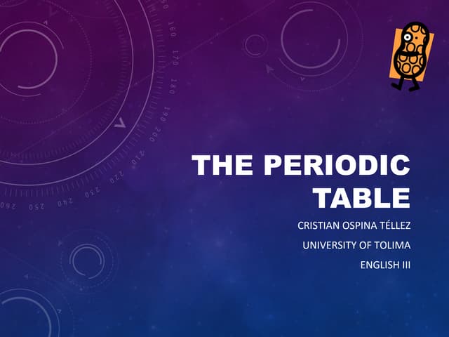 Periodic table ppt | PPT