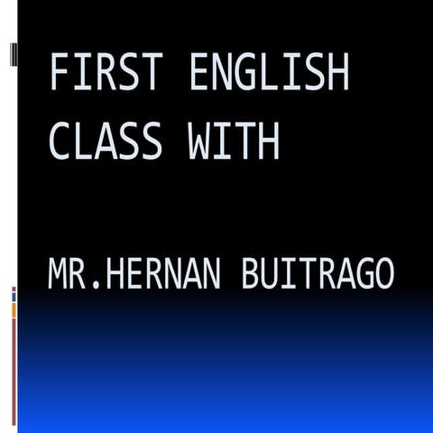 English class greetings 22 oct | PPT