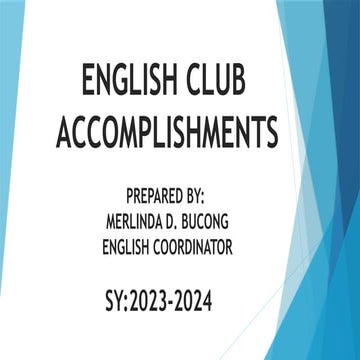 ENGLISH CLUB ACCOMPLISHMENTS FOR THE FIRST QUARTER.pptx