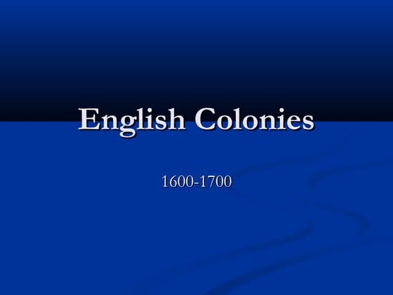 The New England Colonies | PPT