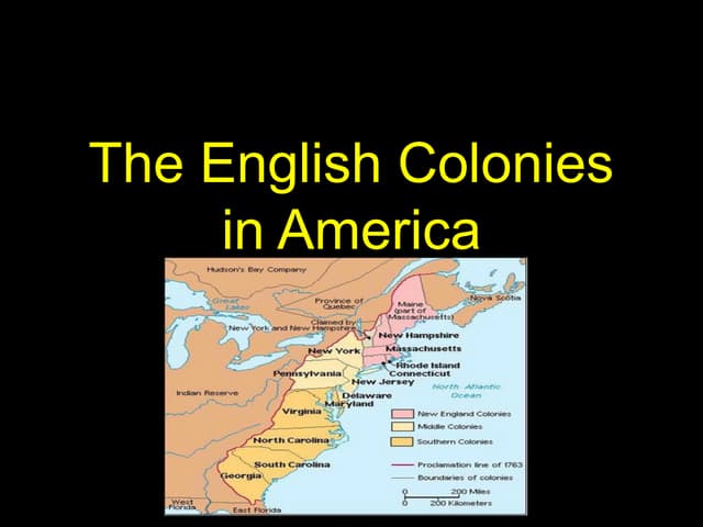Key economic, political and social characteristics of the southern colonies | PPTX