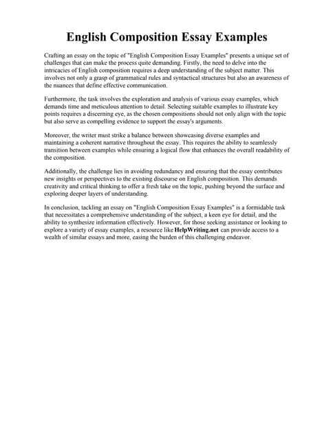 Argumentative Essay About | PDF