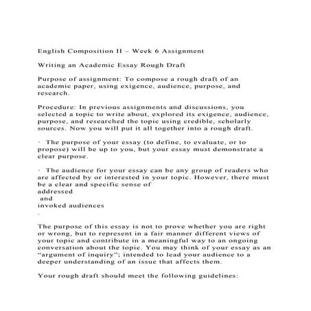 English Composition II – Week 6 AssignmentWriting an Academi.docx