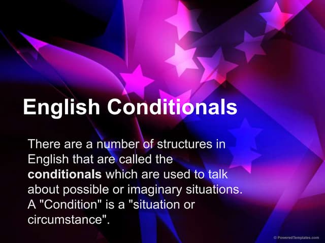 Conditional sentences grammar