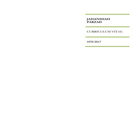 English CV- Dr. Pakzad | PDF