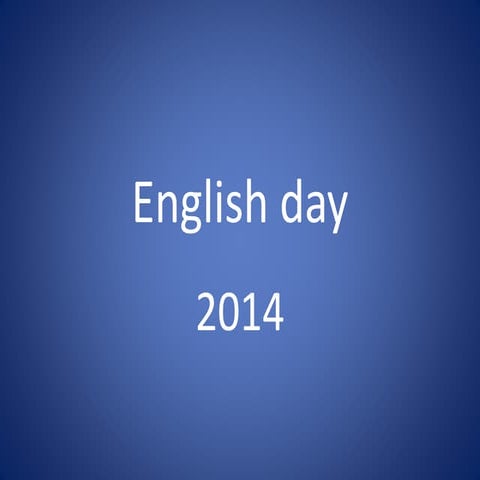 English day IES | PPTX