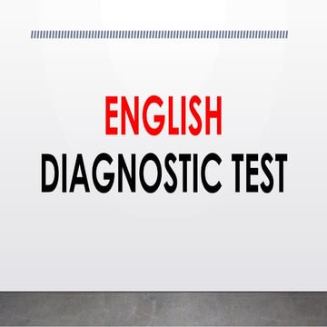 Sample Diagnostic Test in English 7..... | DOCX