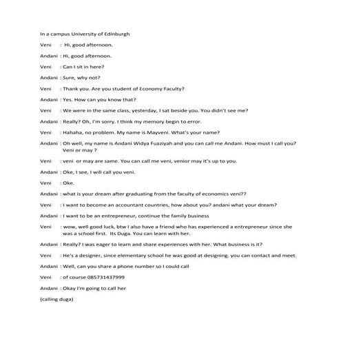 English dialogue copy | DOCX