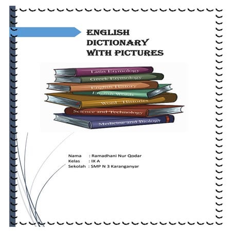 English dictionary with pictures | PDF