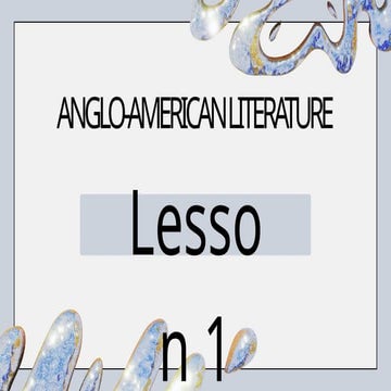 Anglo-American Literature English 8 Epicpptx | PPT