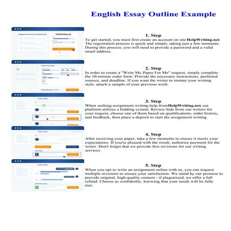 English Essay Outline Example | PDF