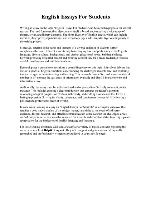 English Essays For High School Students.pdf