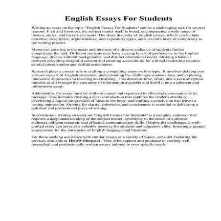 Review Essay Example | PDF