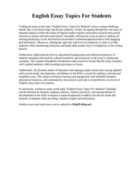Compare & Contrast English Major vs History Major | PDF