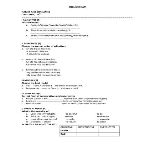 English test | DOC