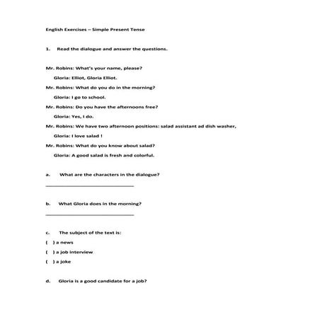 English exercises 7 ano | PDF