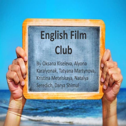 English film club | PPTX