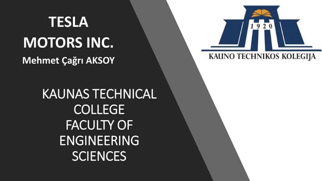 Tesla Motors powerpoint presentation.pdf