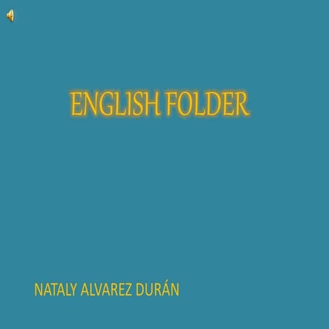 English folder | PPTX