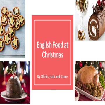 English food at christmas | PPTX