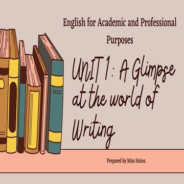 Introduction to Academic writing | PPTX