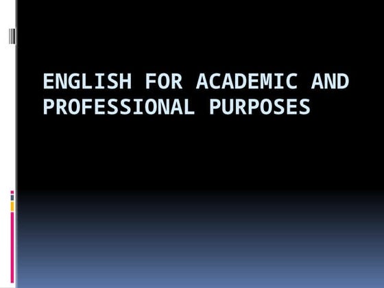 Structures of academic text - EAPP | POTX | Homework and Study | Education