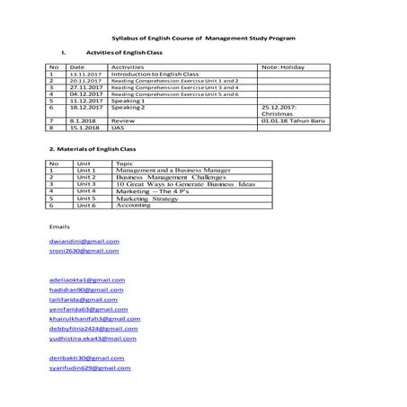 English for business and management | DOCX