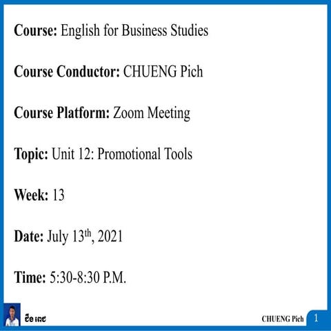 English for Business Studies 201 (Weeks 12-15) | PDF