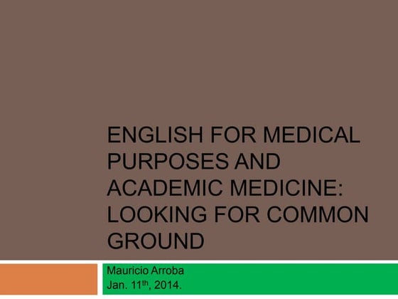 About Perfect Medical English | PPT