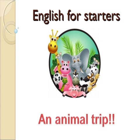 English for starters 123 | PPT