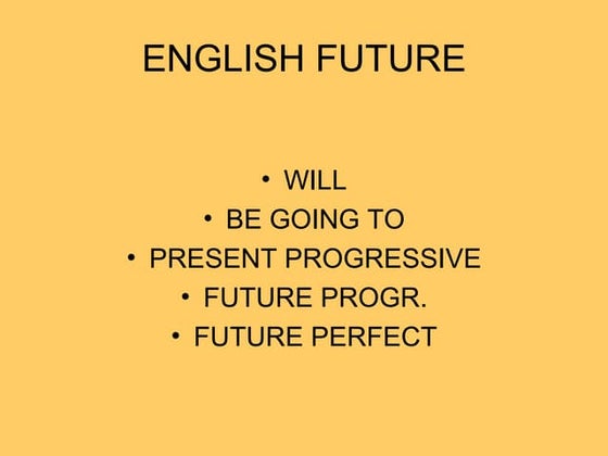 Future Tenses | PPT