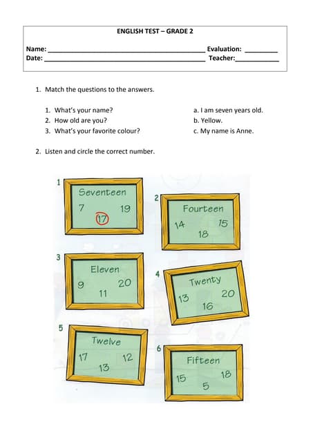 GRADE 2 English SECOND PERIODIC TEST | DOC | Gardening | Home & Garden