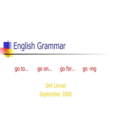 English Grammar | PPT