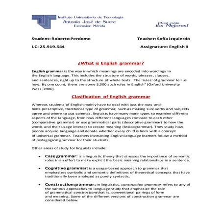 English Grammar | PDF