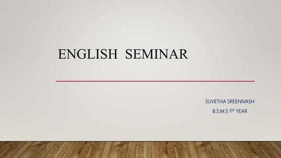 English Grammar for Beginners | PPTX | Physics | Science