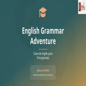 English Grammar Adventure - English Grammar Adventure - | PPT