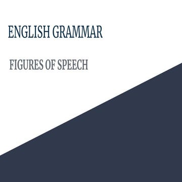English grammar figures of speech | PPT