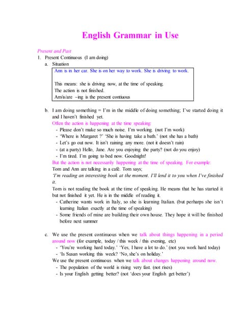 Grammar two sb example | PDF