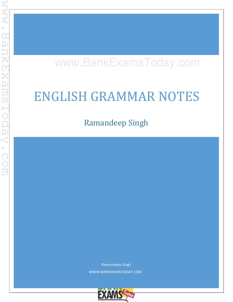English grammar notes