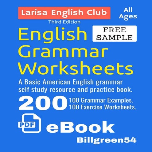 English Grammar Worksheets by Billgreen54 | PDF