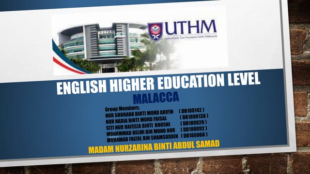 English higher education level.pptx English higher education level.pptx