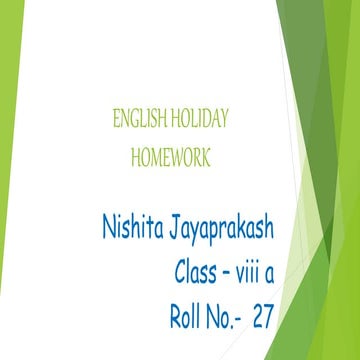 ENGLISH HOLIDAY ORIGINAL HOMEWORK class 8 .pptx